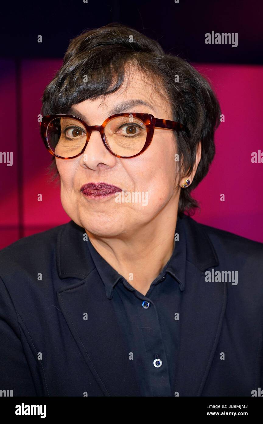 Mariam Lau in der ARD-Talkshow maischberger im Studio Berlin Adlershof ...