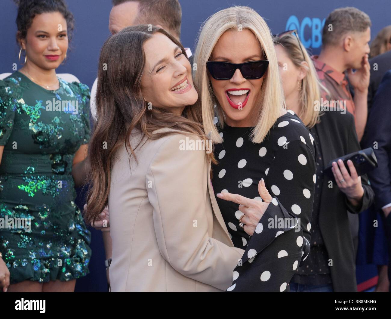 (L-R) Drew Barrymore and Jenny McCarthy at the CBS FEST '25 held at the ...