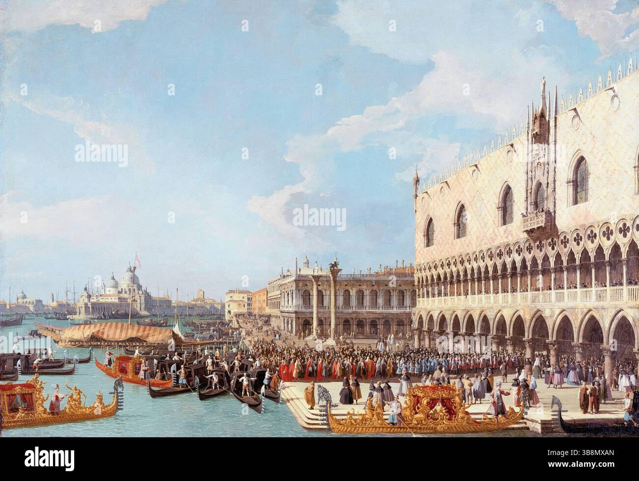 Giovanni Antonio Canal called Canaletto, Reception of an Ambassador at ...
