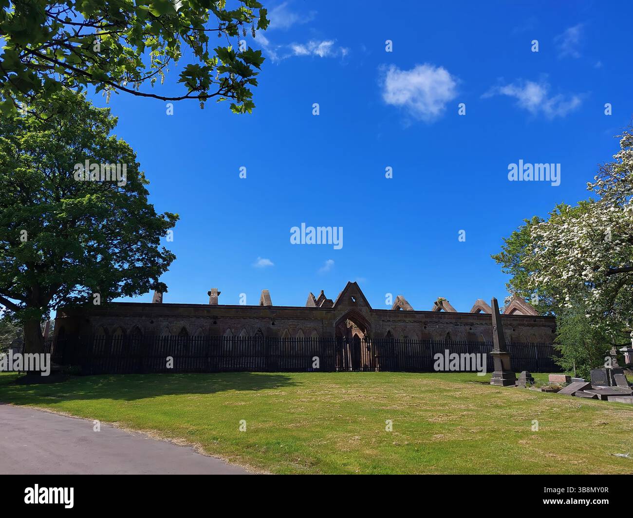 The catacombs in Anfield Cemetery in Liverpool, UK Stock Photo - Alamy