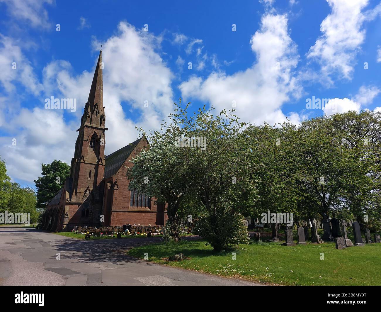 The Chapel in Anfield Cemetery in Liverpool, UK Stock Photo - Alamy