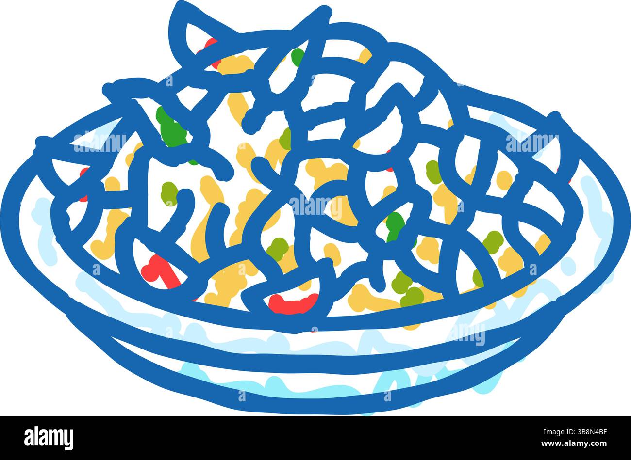 Papaya salad restaurant Stock Vector Images - Alamy