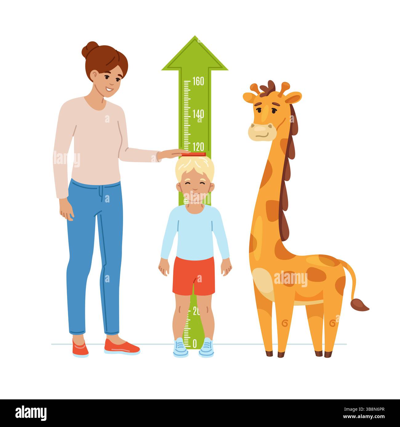 Growth marks wall Stock Vector Images - Alamy