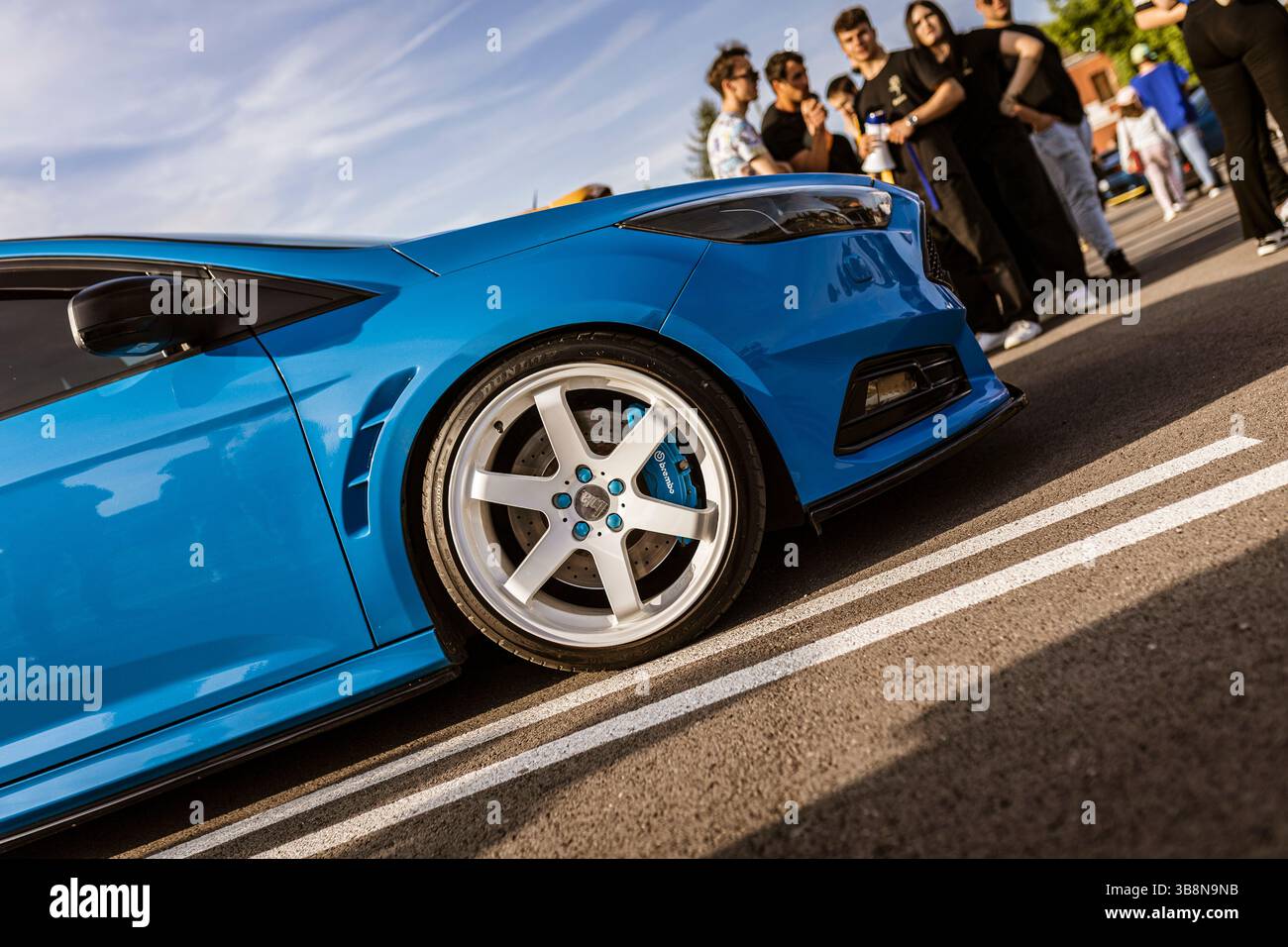 Rome, italy 4 may 2025: customized ford focus rs attracting attention ...