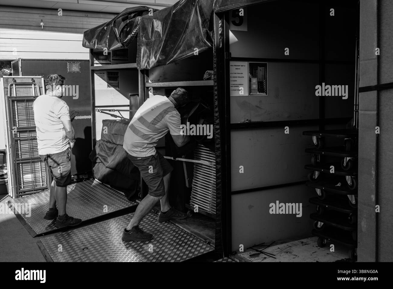 Aston martin formula one team Black and White Stock Photos & Images - Alamy