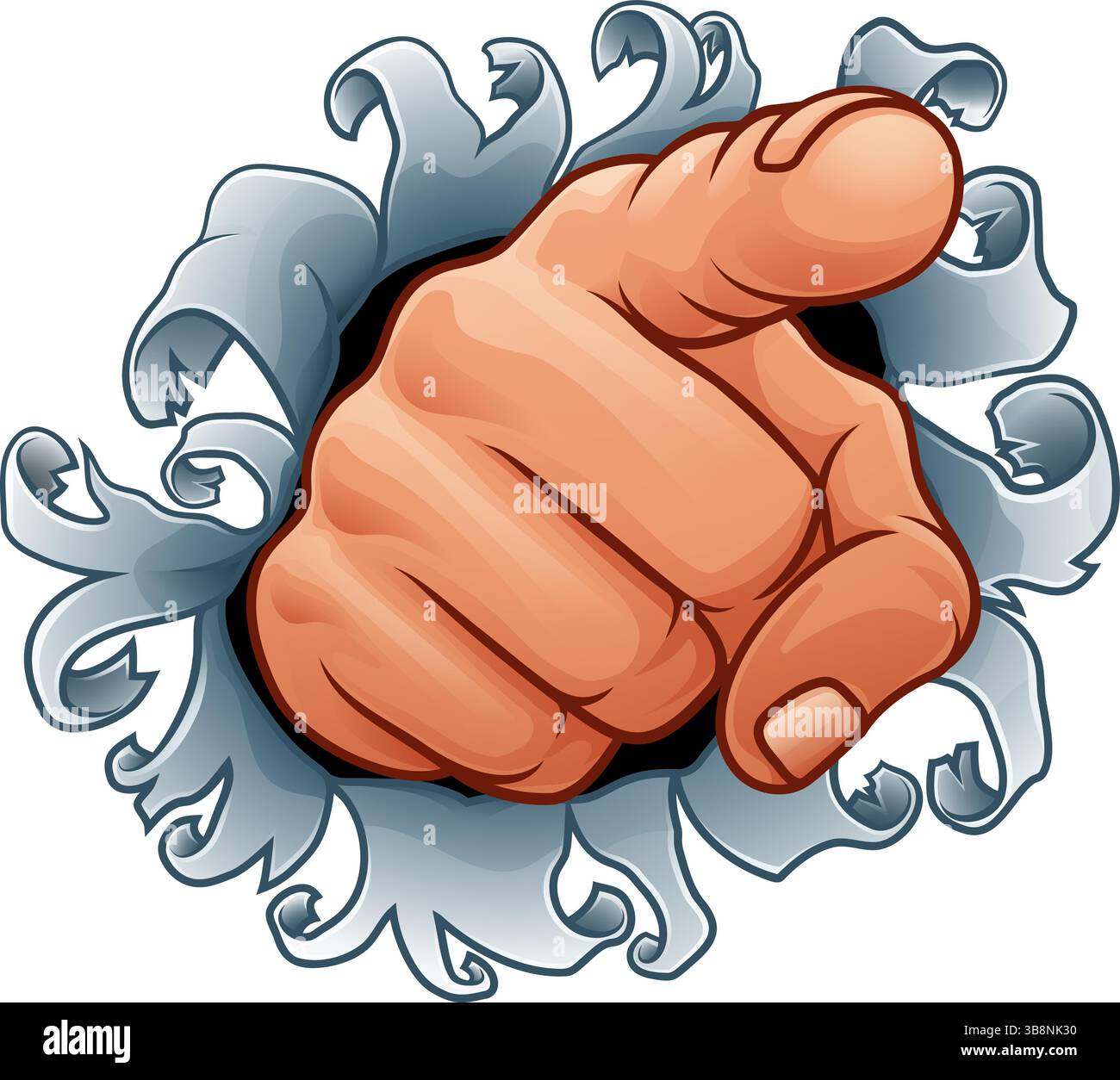 Want You Pointing Finger Cartoon Hand Icon Stock Vector Image & Art - Alamy