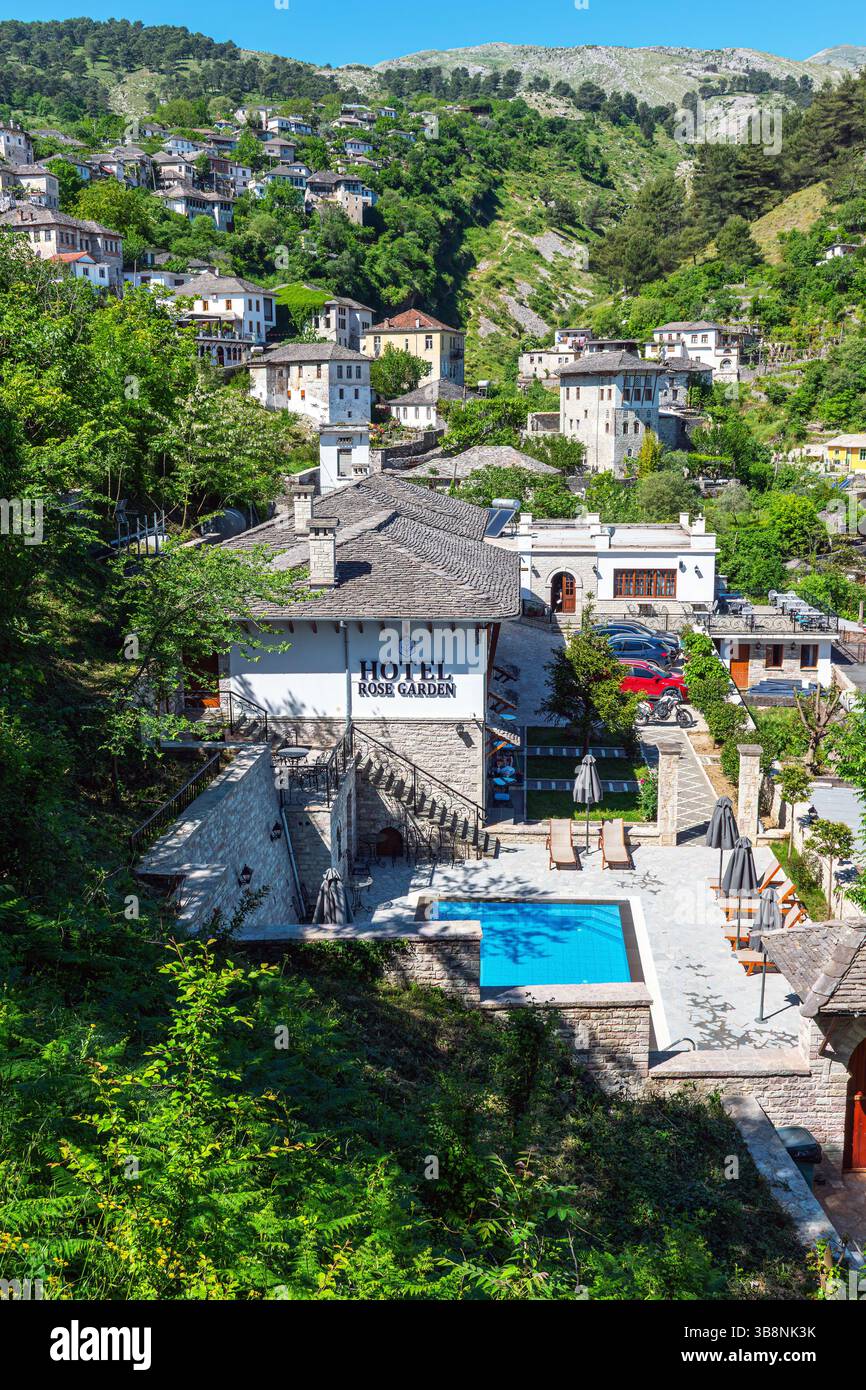 Gjirokastеr Old Town. UNESCO World Heritage in Albania Stock Photo - Alamy