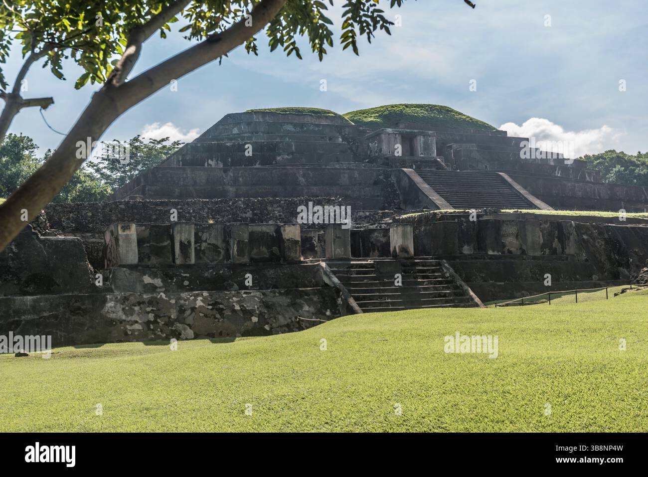Ruins of Tazumal, a pre-Columbian archeological site in Chalchuapa, El ...