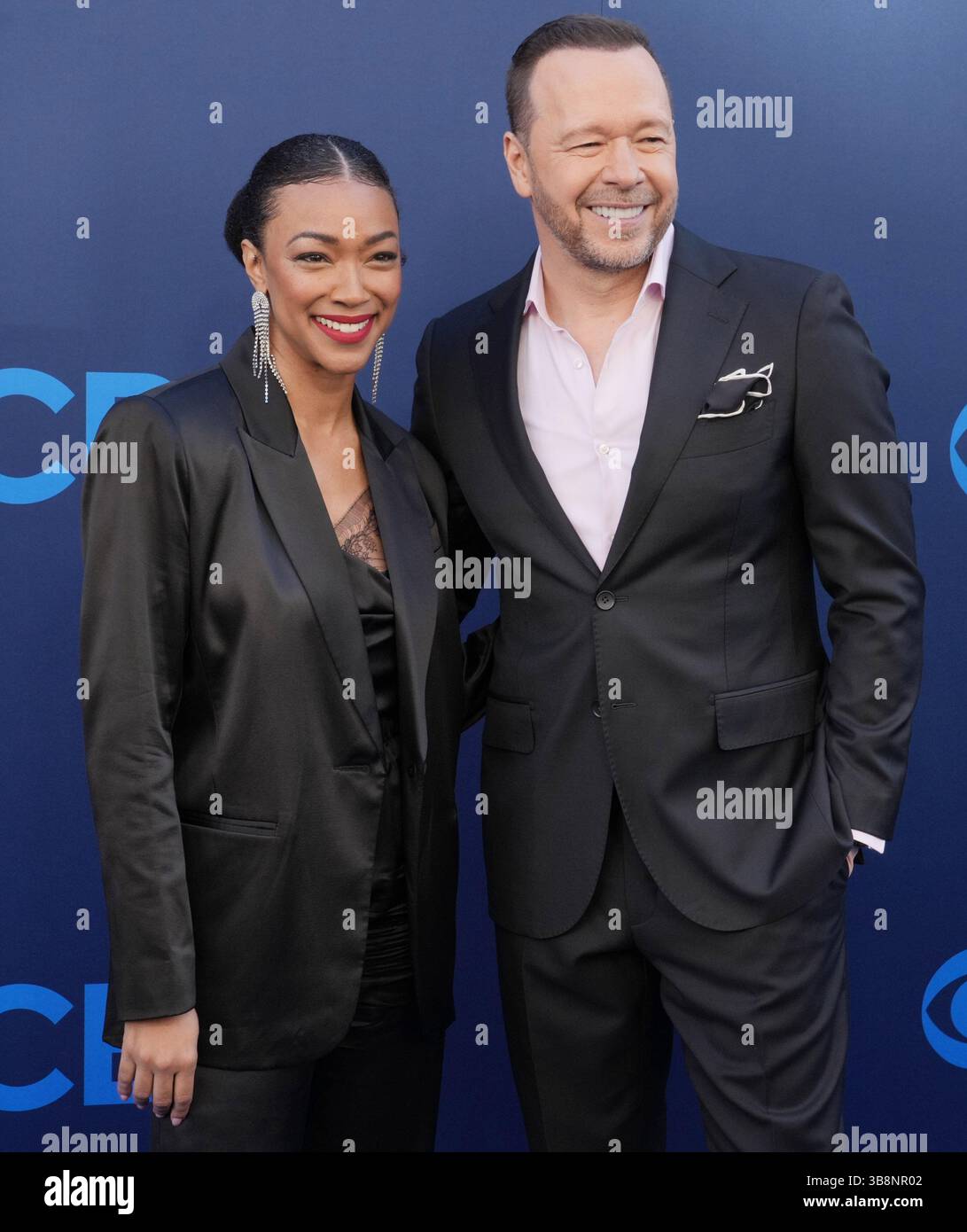 Los Angeles, USA. 07th May, 2025. (L-R) Sonequa Martin-Green and Donnie Wahlberg arrives at the ...