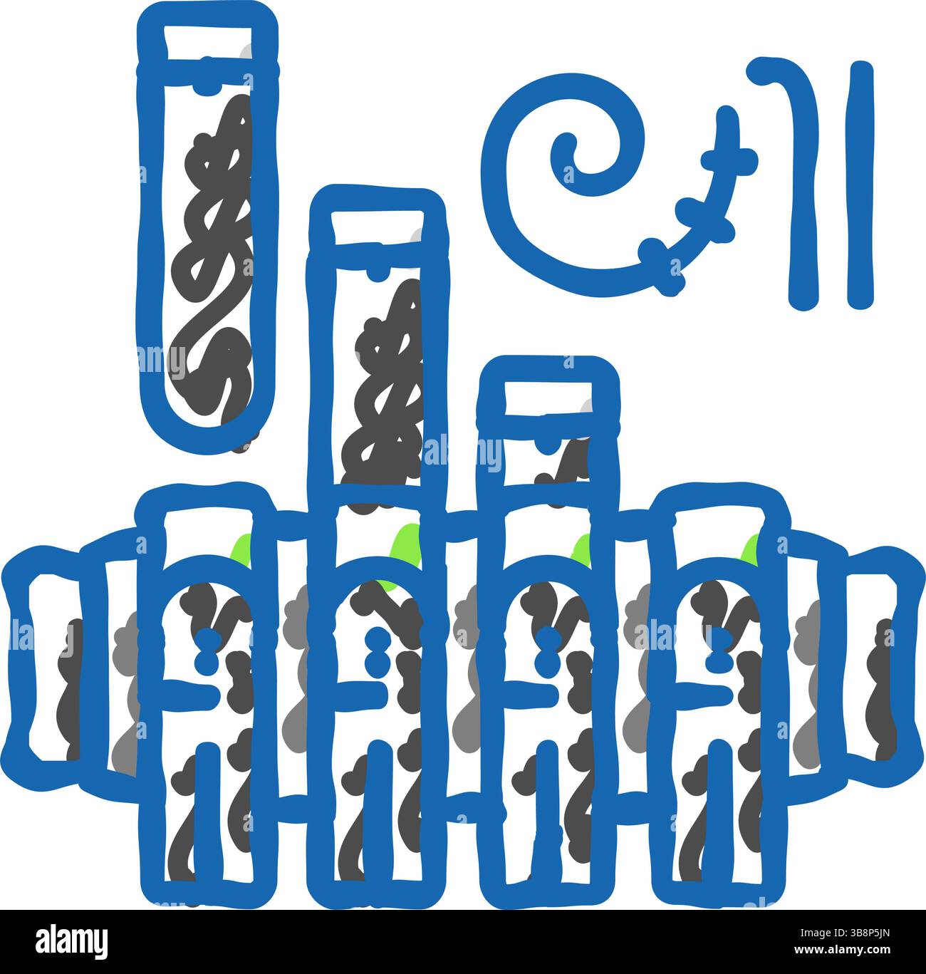 equipment paintball game icon doodle illustration Stock Vector Image ...