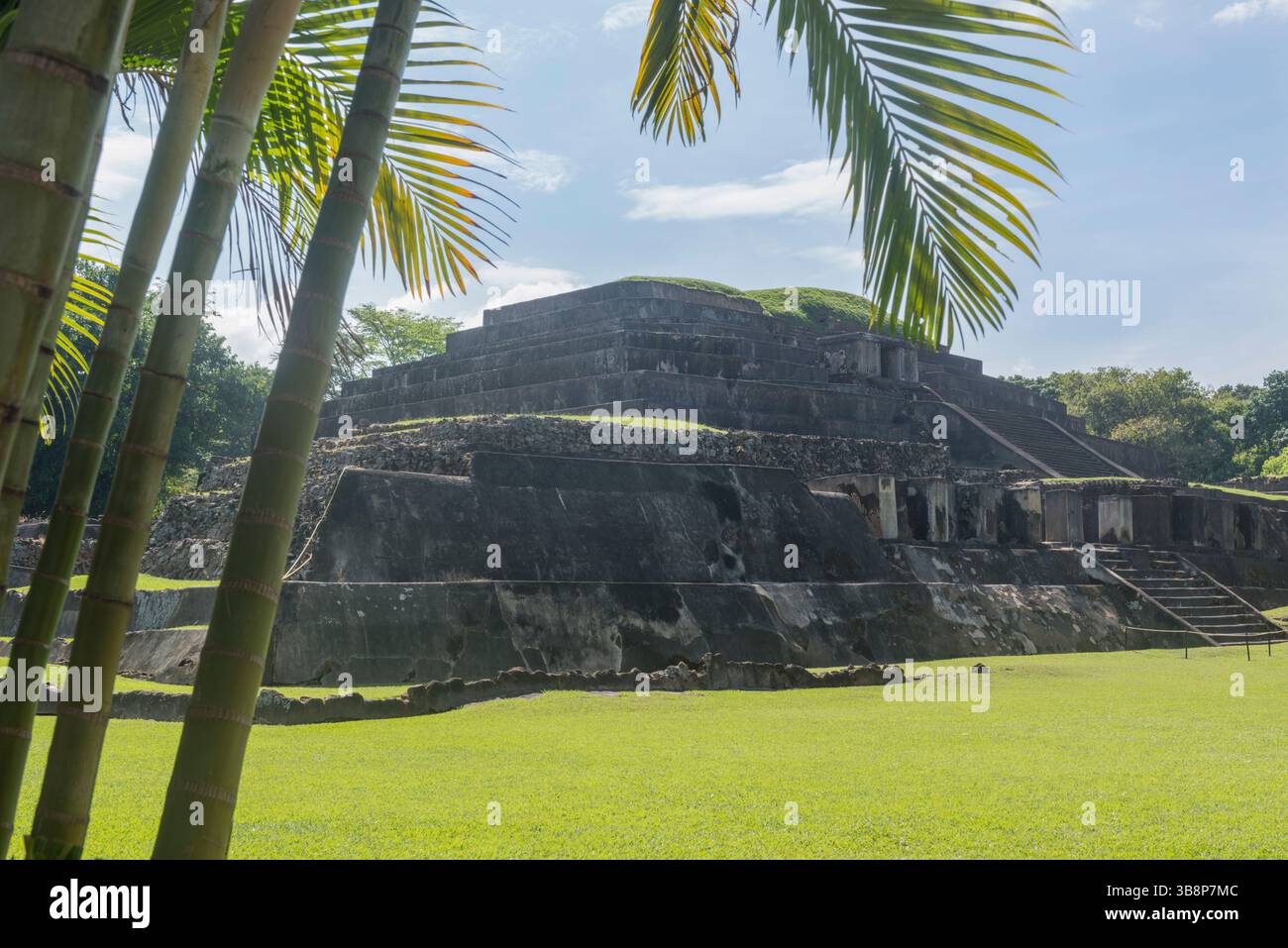 Ruins of Tazumal, a pre-Columbian archeological site in Chalchuapa, El ...