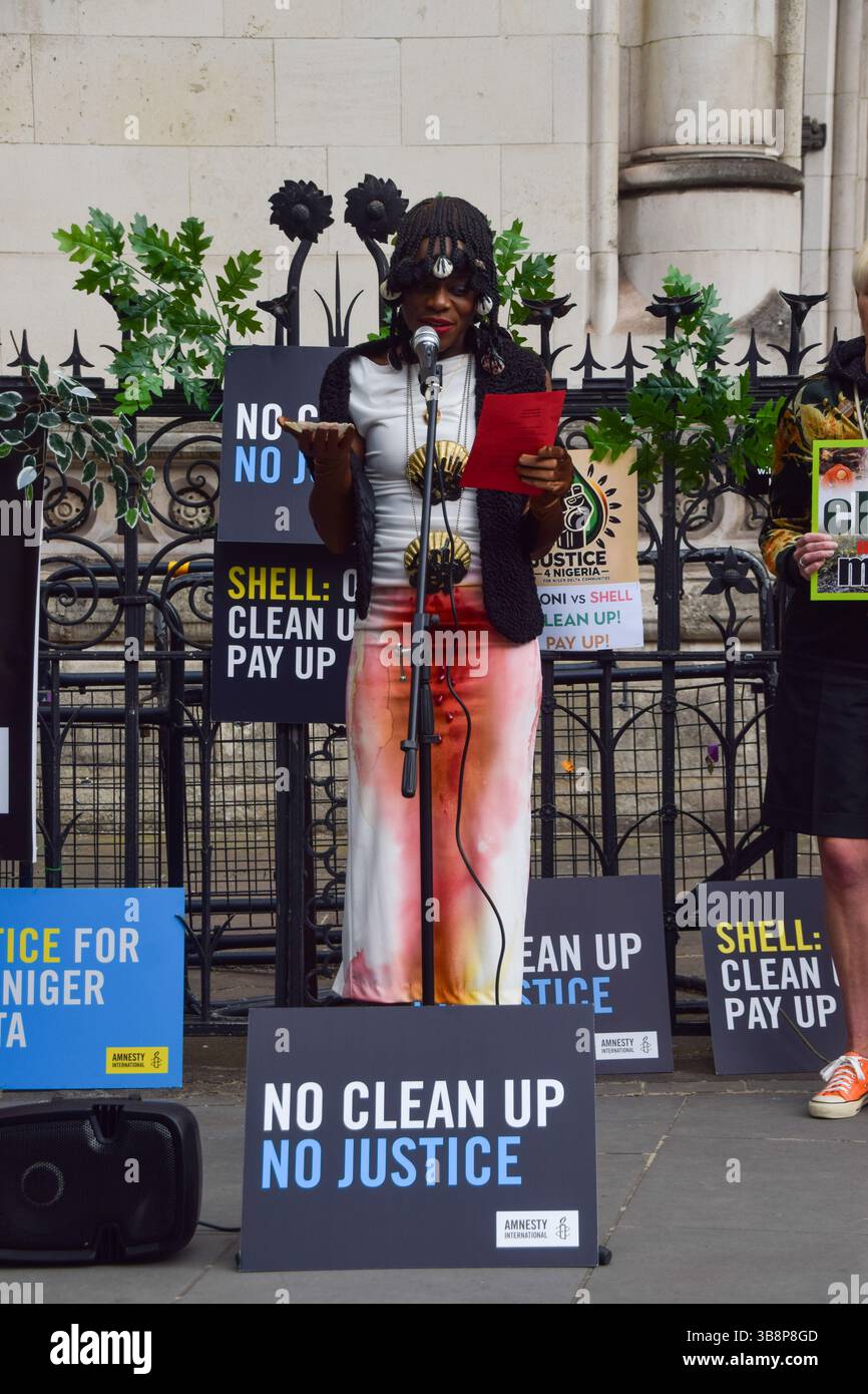 London, England, UK. 8th May, 2025. Artist and activist The Crude ...