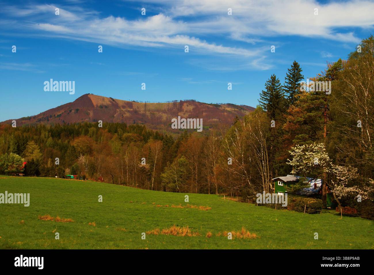 Spring in the Moravian-Silesian Beskydy Mountains. Czech Republic Stock ...