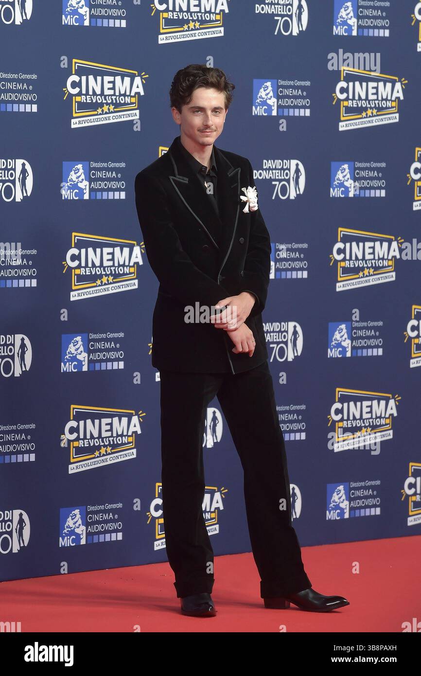 Italy, Rome, May 7th, 2025 - 70th David di Donatello Award Ceremony Red ...