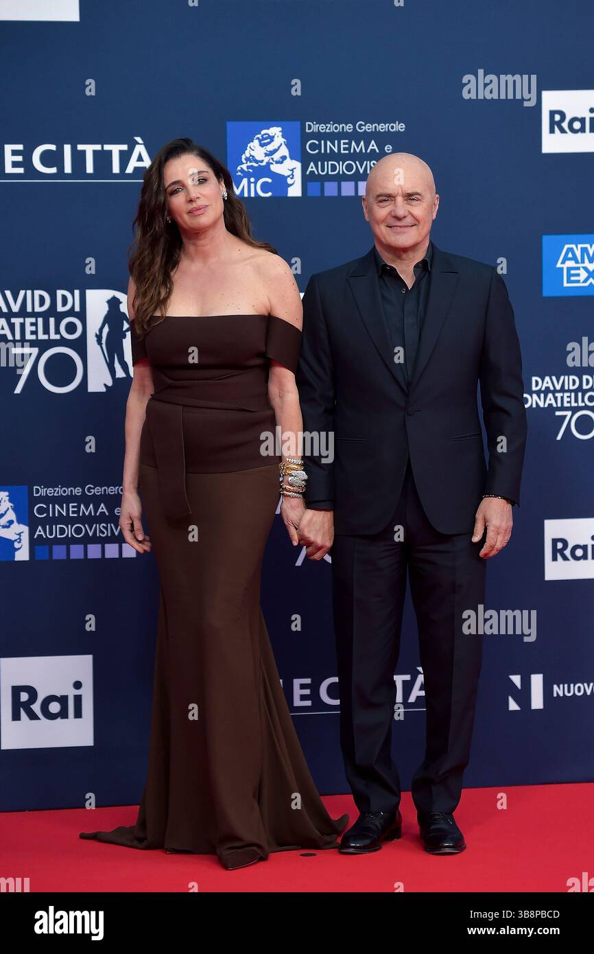 Italy, Rome, May 7th, 2025 - 70th David di Donatello Award Ceremony Red ...