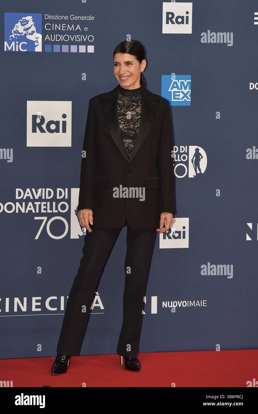 Italy, Rome, May 7th, 2025 - 70th David di Donatello Award Ceremony Red carpet Pictured: Giorgia ...