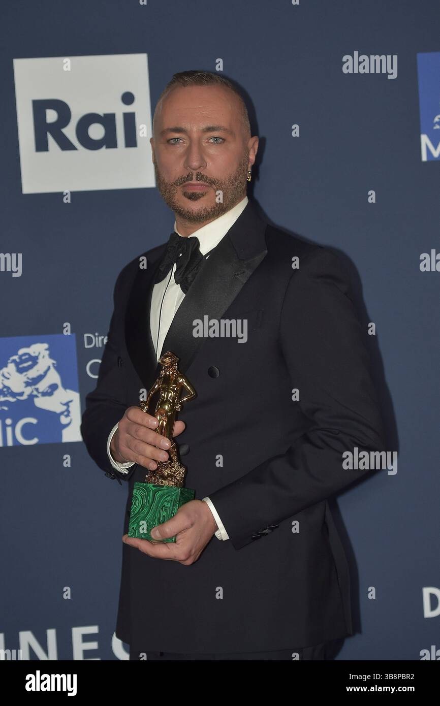 Italy, Rome, May 7th, 2025 - 70th David di Donatello Award Ceremony Red ...