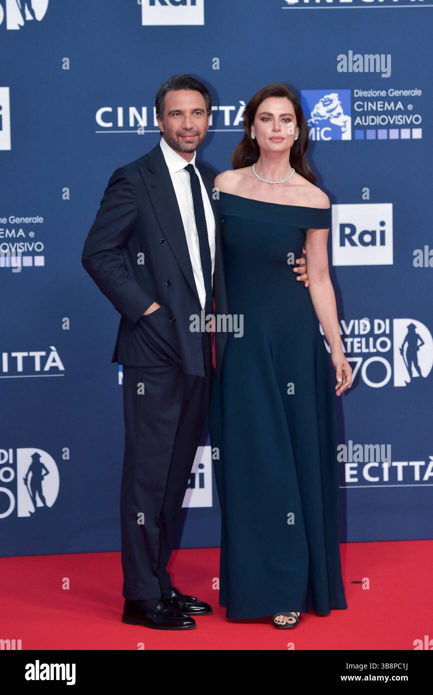 Italy, Rome, May 7th, 2025 - 70th David di Donatello Award Ceremony Red ...