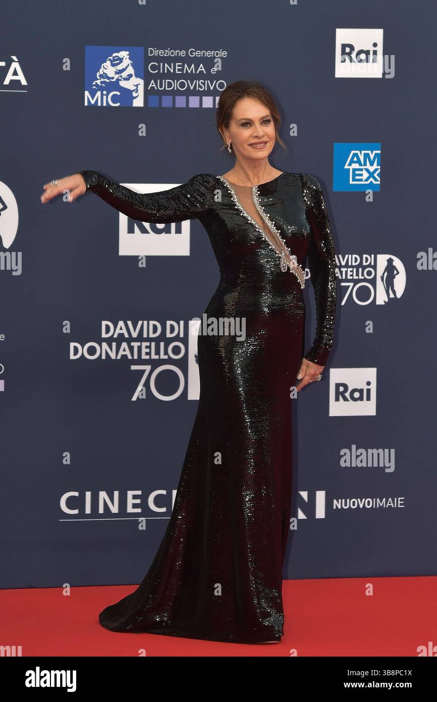 Italy, Rome, May 7th, 2025 - 70th David di Donatello Award Ceremony Red ...