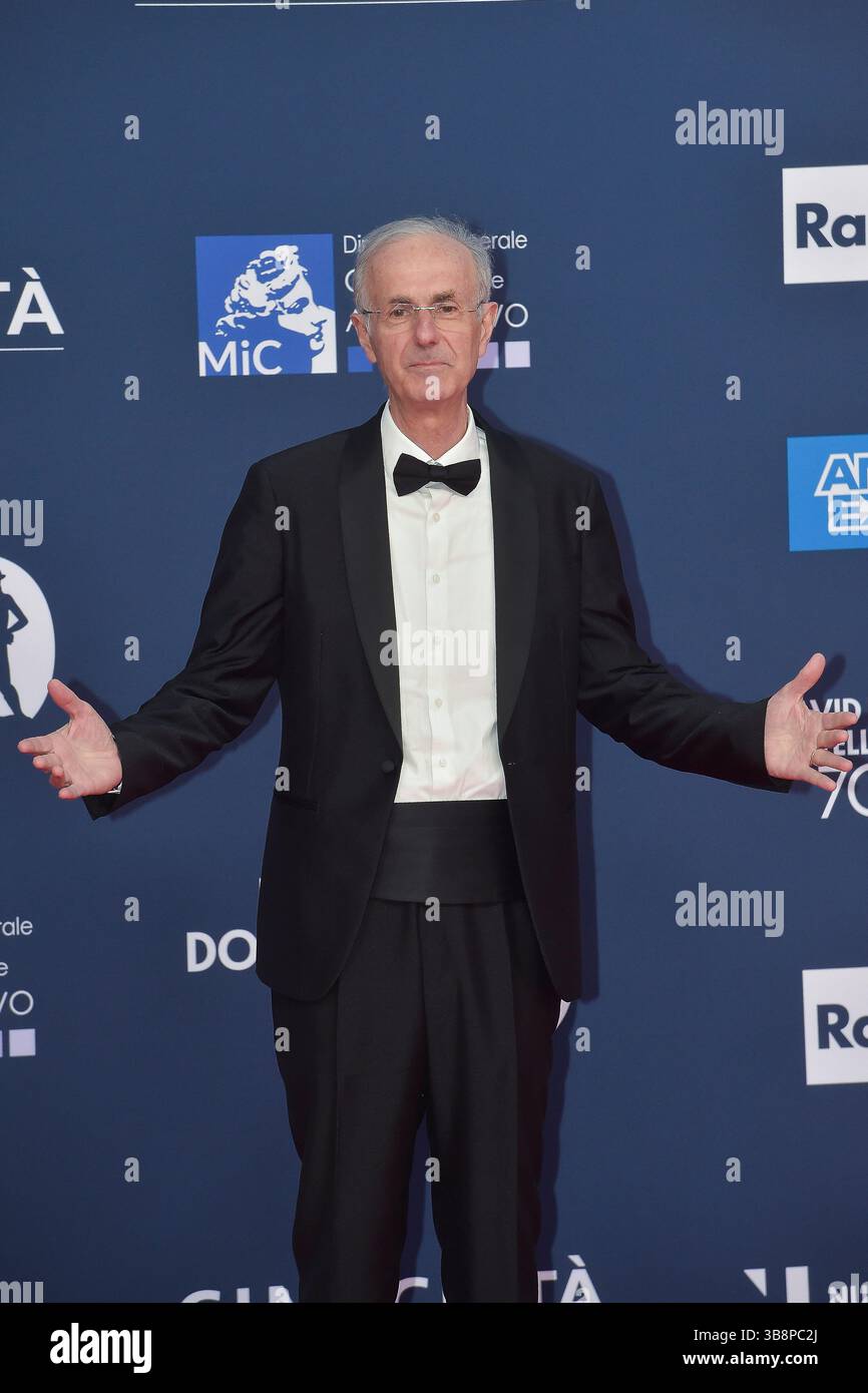 Italy, Rome, May 7th, 2025 - 70th David di Donatello Award Ceremony Red ...
