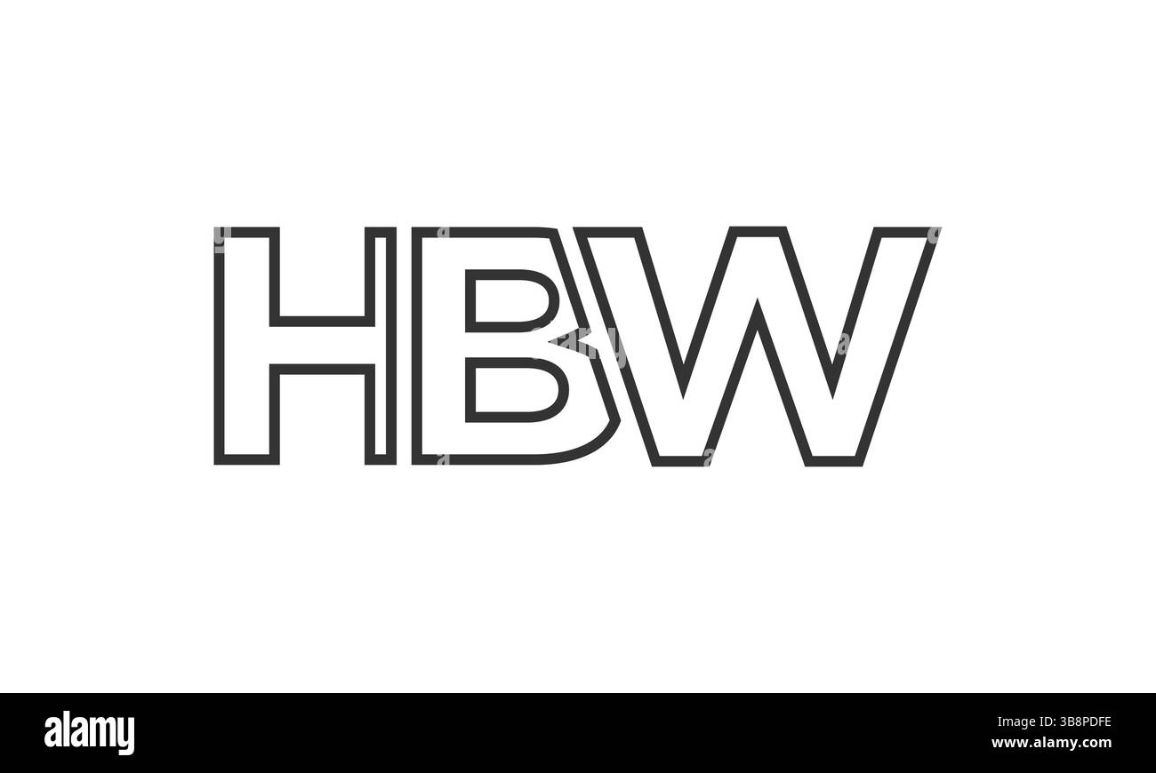 Hbw font Stock Vector Images - Alamy