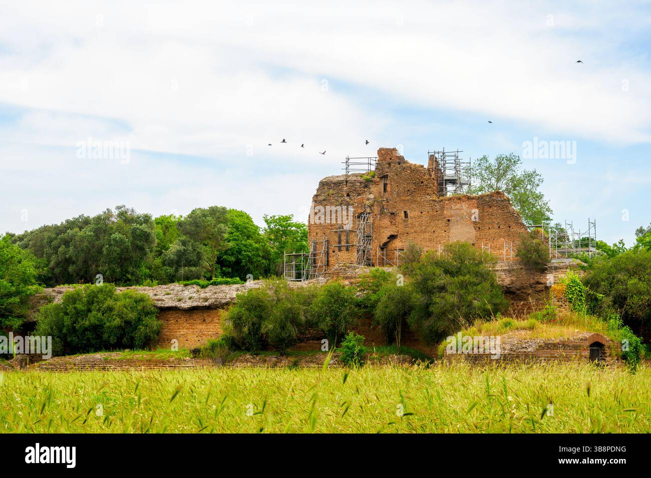 Pulvinar (emperor's box) on the North side of the circus - Villa of ...