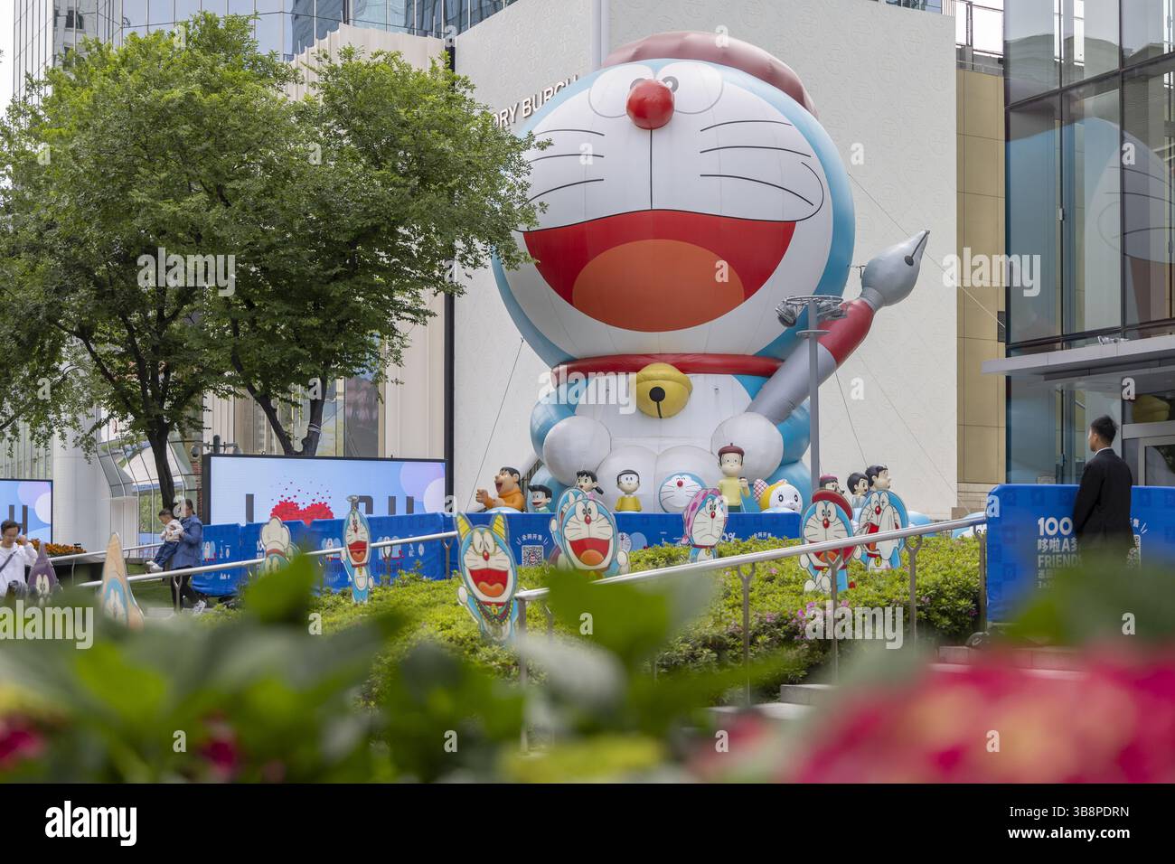A Doraemon exhibition is held in Shanghai, China, 4 May, 2025 Stock ...