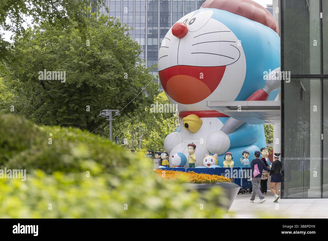 A Doraemon exhibition is held in Shanghai, China, 4 May, 2025 Stock ...