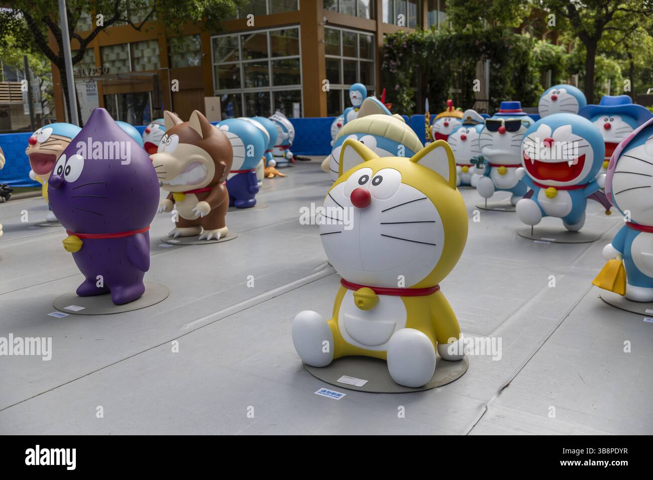 A Doraemon exhibition is held in Shanghai, China, 4 May, 2025 Stock ...
