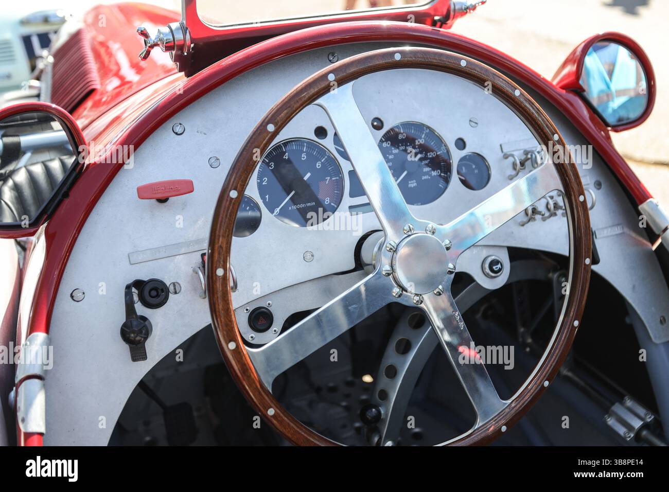1959 Alfa Romeo 159 Alfetta dashboard, also known as Tipo 159, at 2025 ...