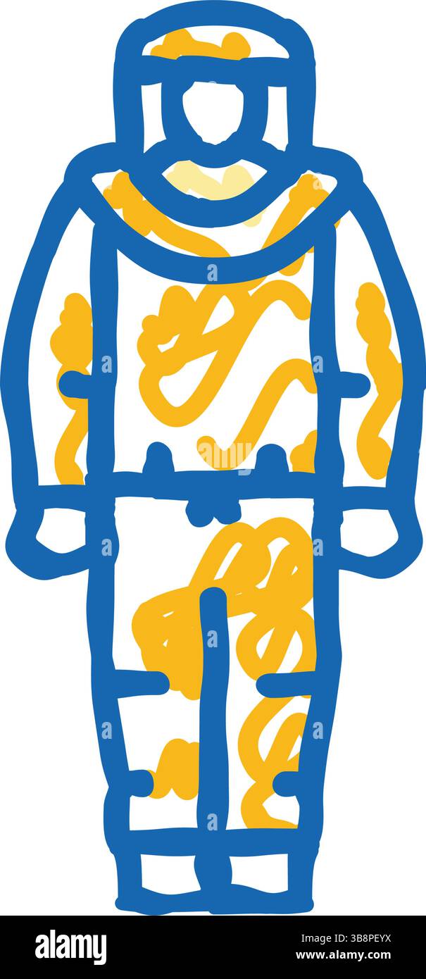 eye wash station ppe protective equipment icon doodle illustration ...