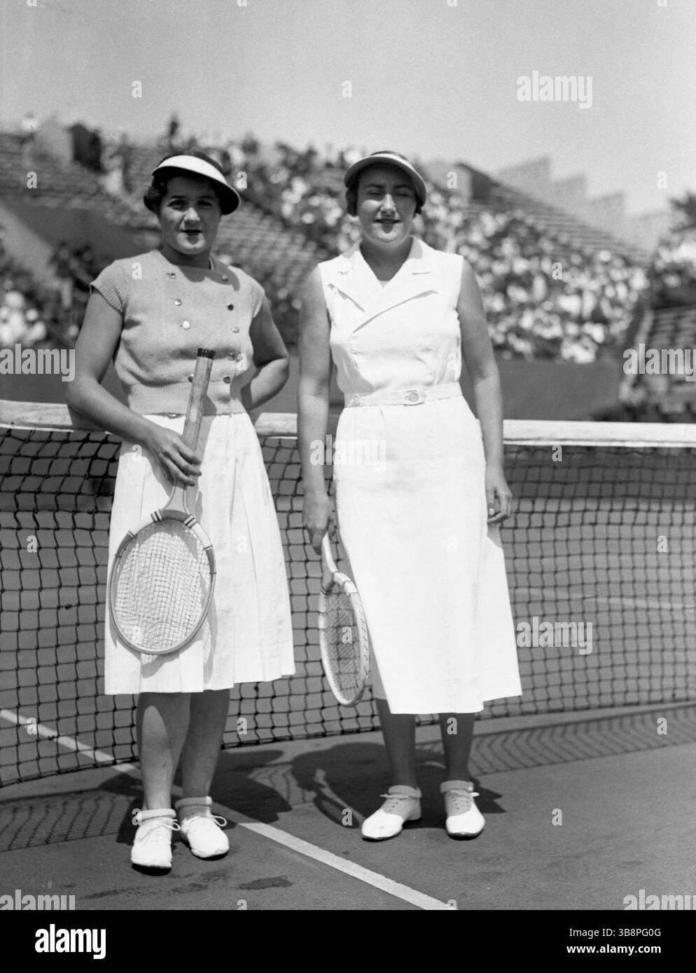 Peggy Scriven and Simonne Mathieu pictured around June 1933. (AP Photo ...