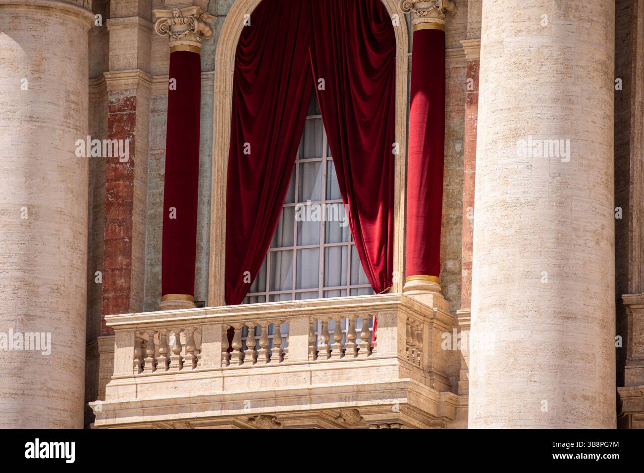 during the Conclave, St. Peter's Square, Vatican City, Rome, Italy ...
