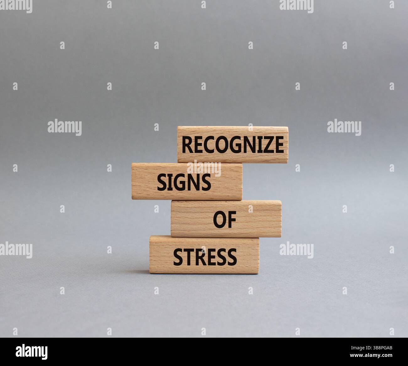 Recognize Signs of Stress symbol. Concept words Recognize Signs of ...