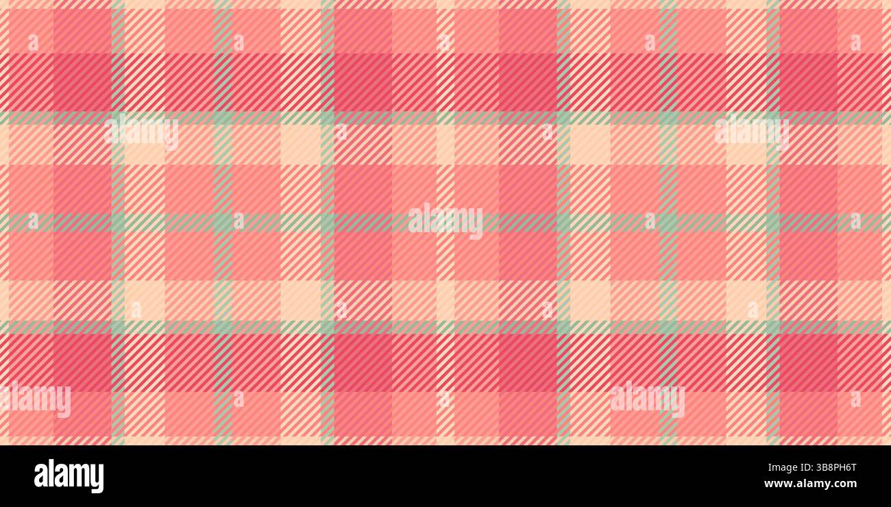 Soft pastel pink and peach plaid pattern. Perfect for textile designs ...