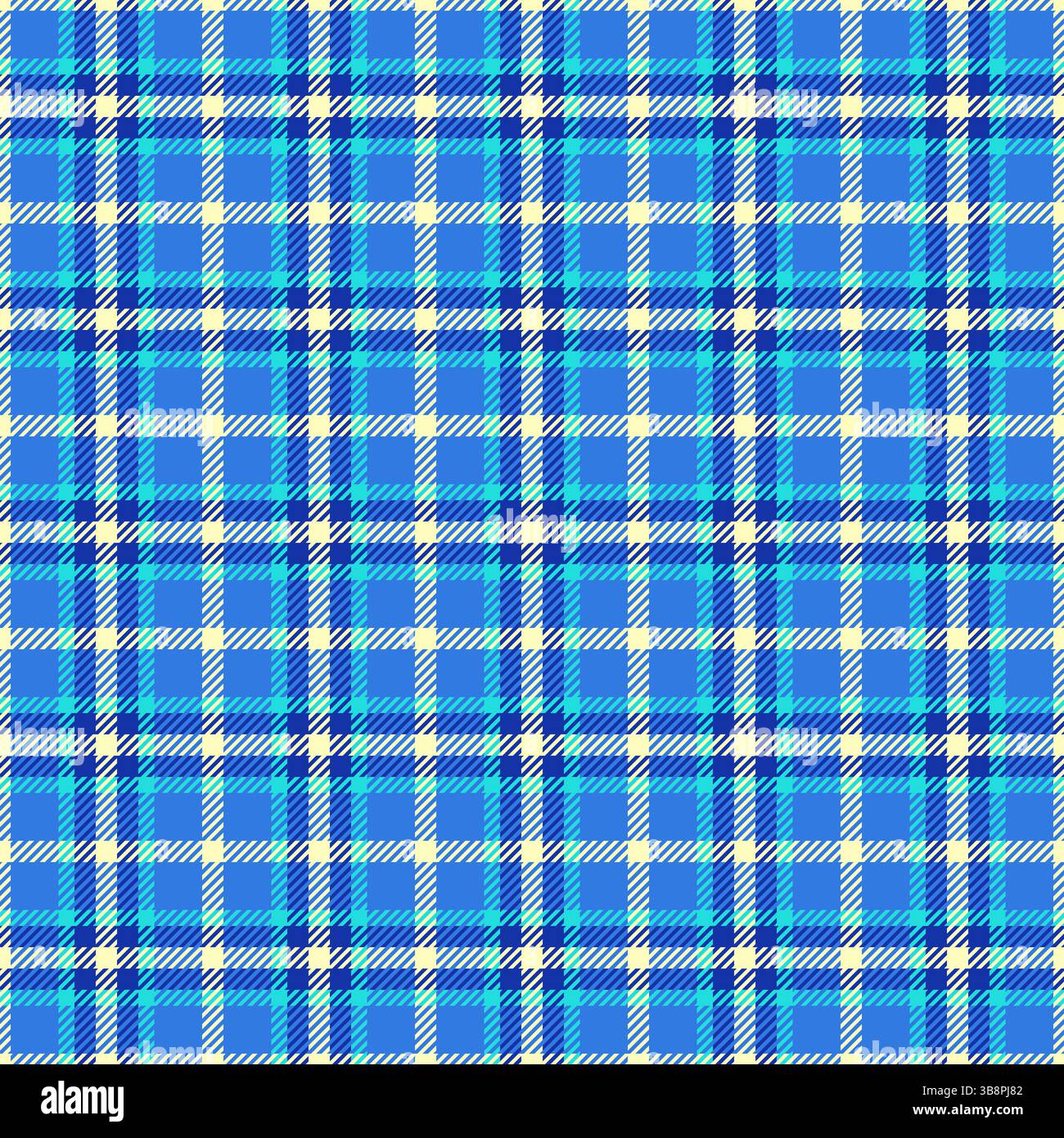 Vibrant blue and teal plaid pattern. Perfect for textile design ...