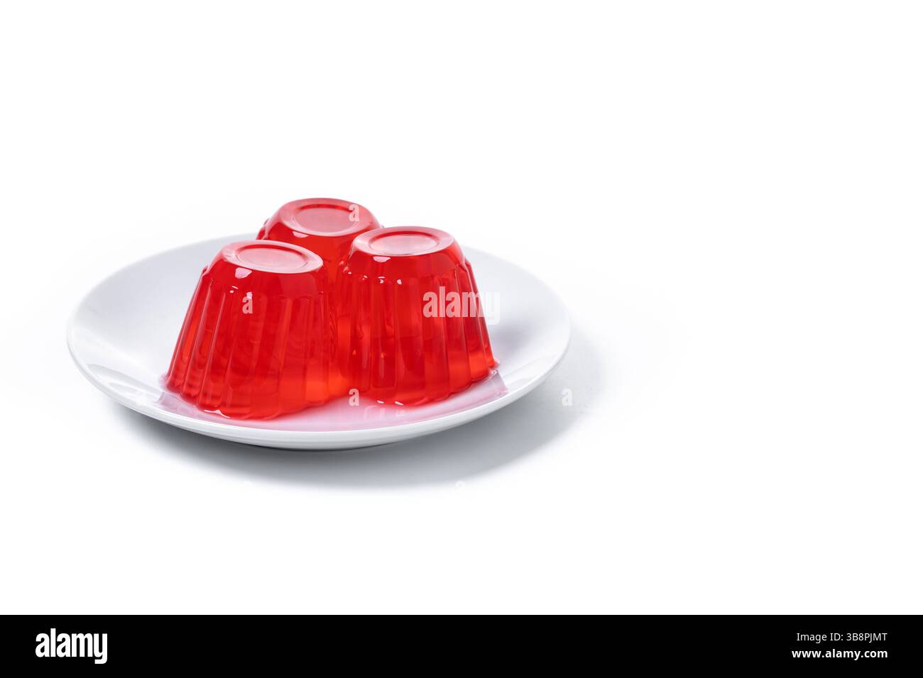 Fresh strawberry jelly isolated on white background Stock Photo - Alamy