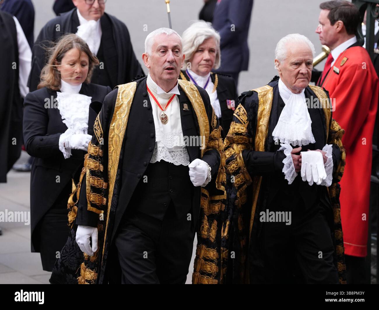 Speaker of the House of Commons Sir Lindsay Hoyle, Sarah Clarke, Black ...