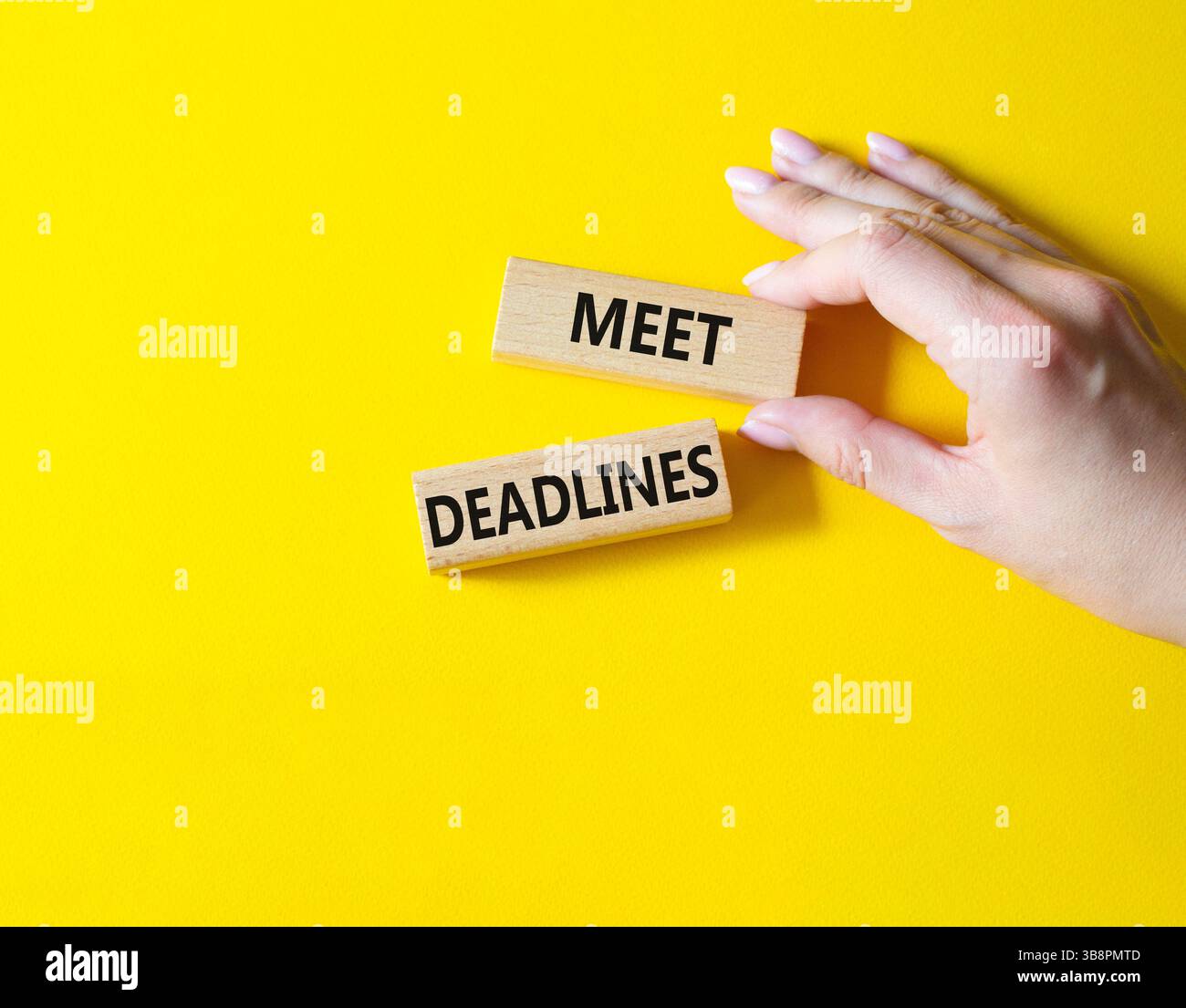 Meet deadlines symbol concept hi-res stock photography and images - Alamy
