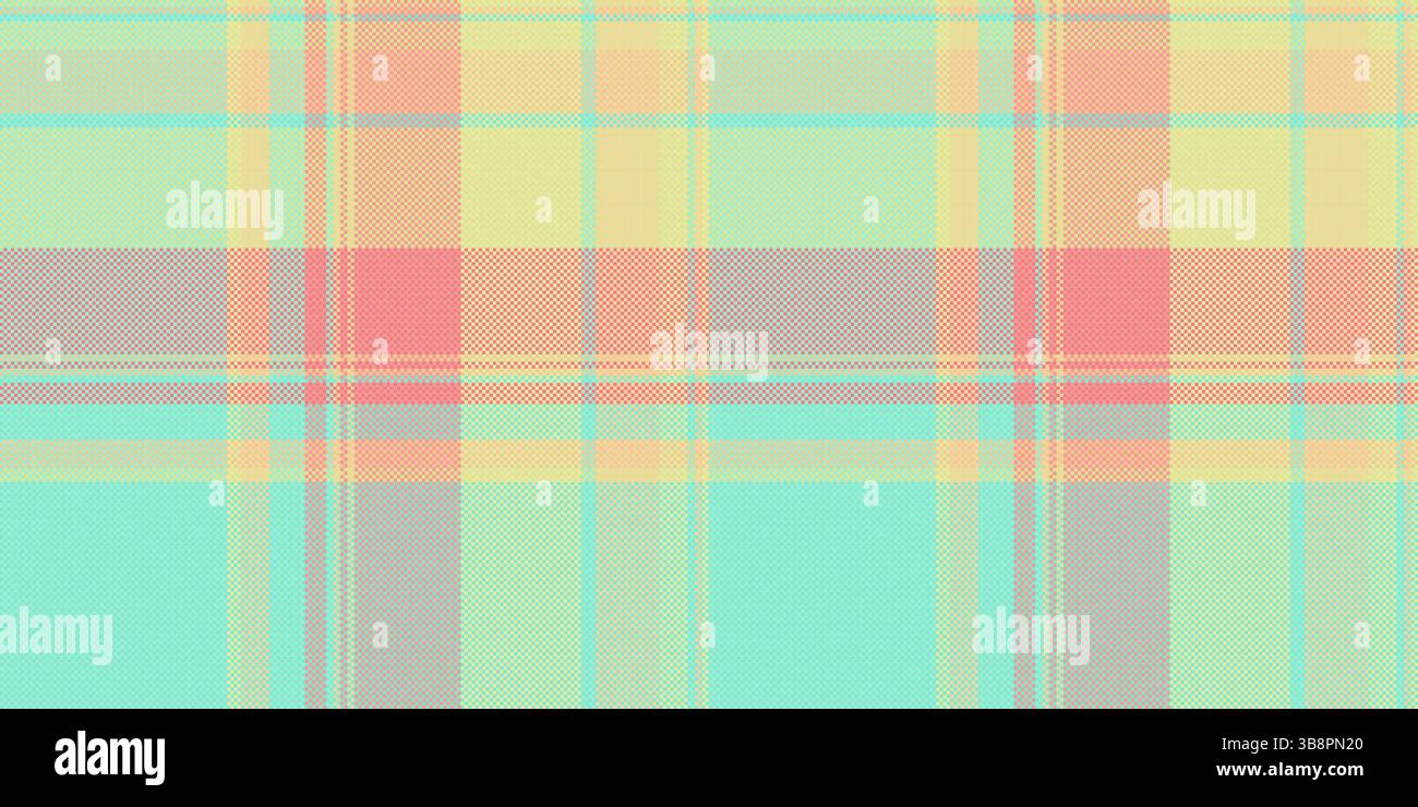 Pastel plaid pattern. Soft, springlike colors create a cheerful and ...