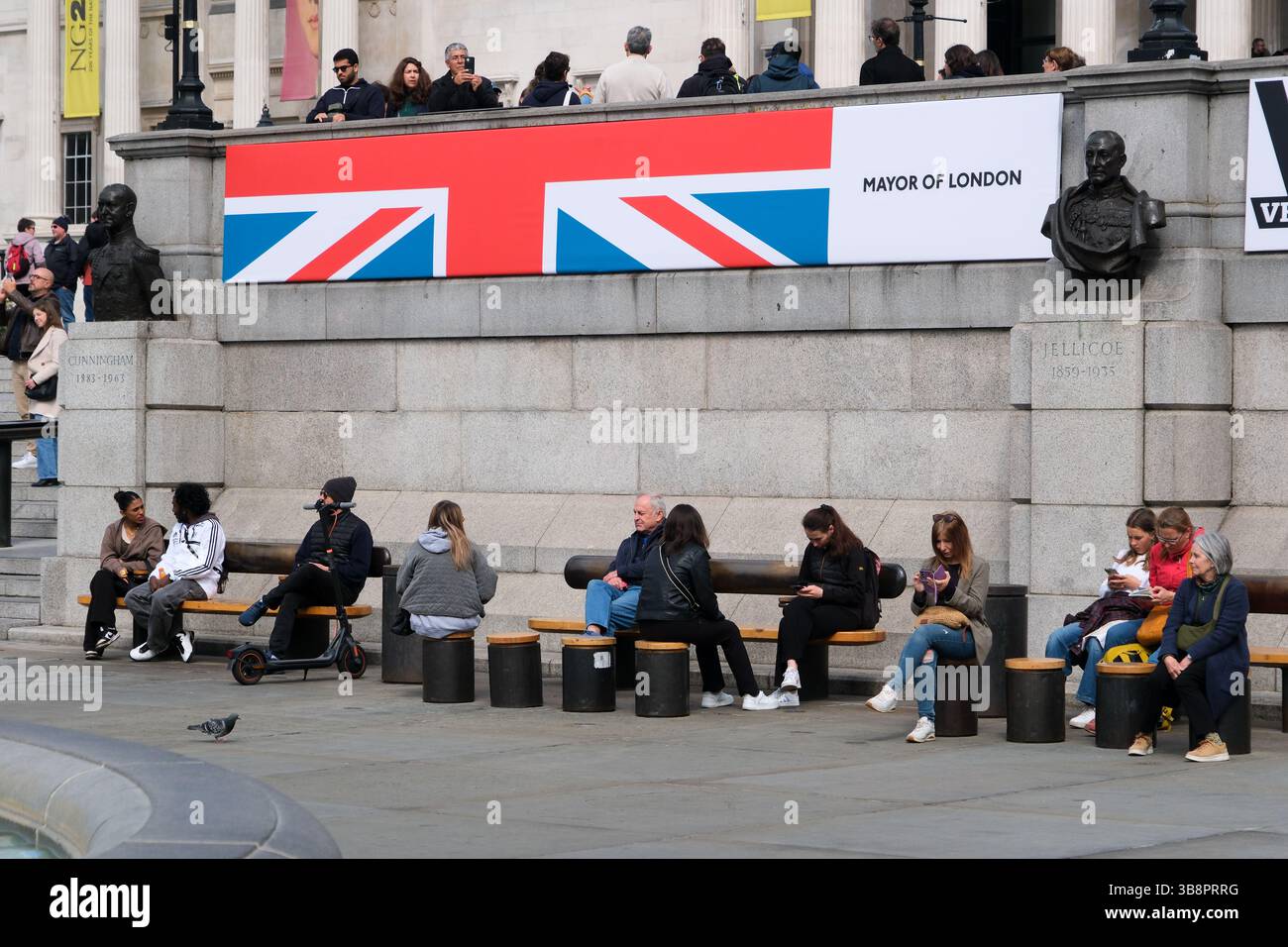 Trafalgar Square, London, UK. 8th May 2025. VE Day 80: London ...