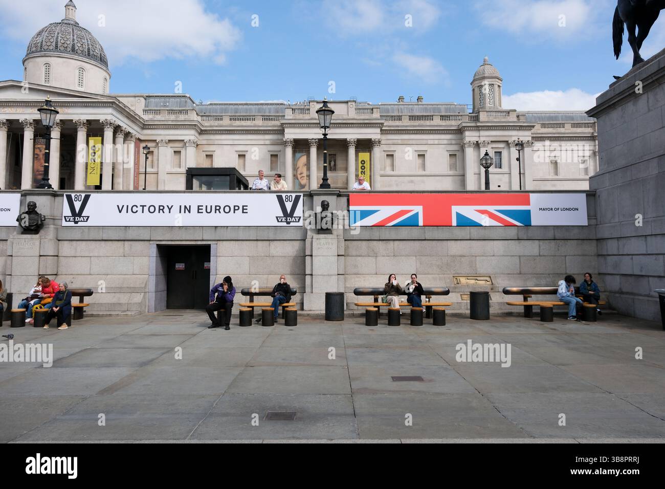 Trafalgar Square, London, UK. 8th May 2025. VE Day 80: London ...