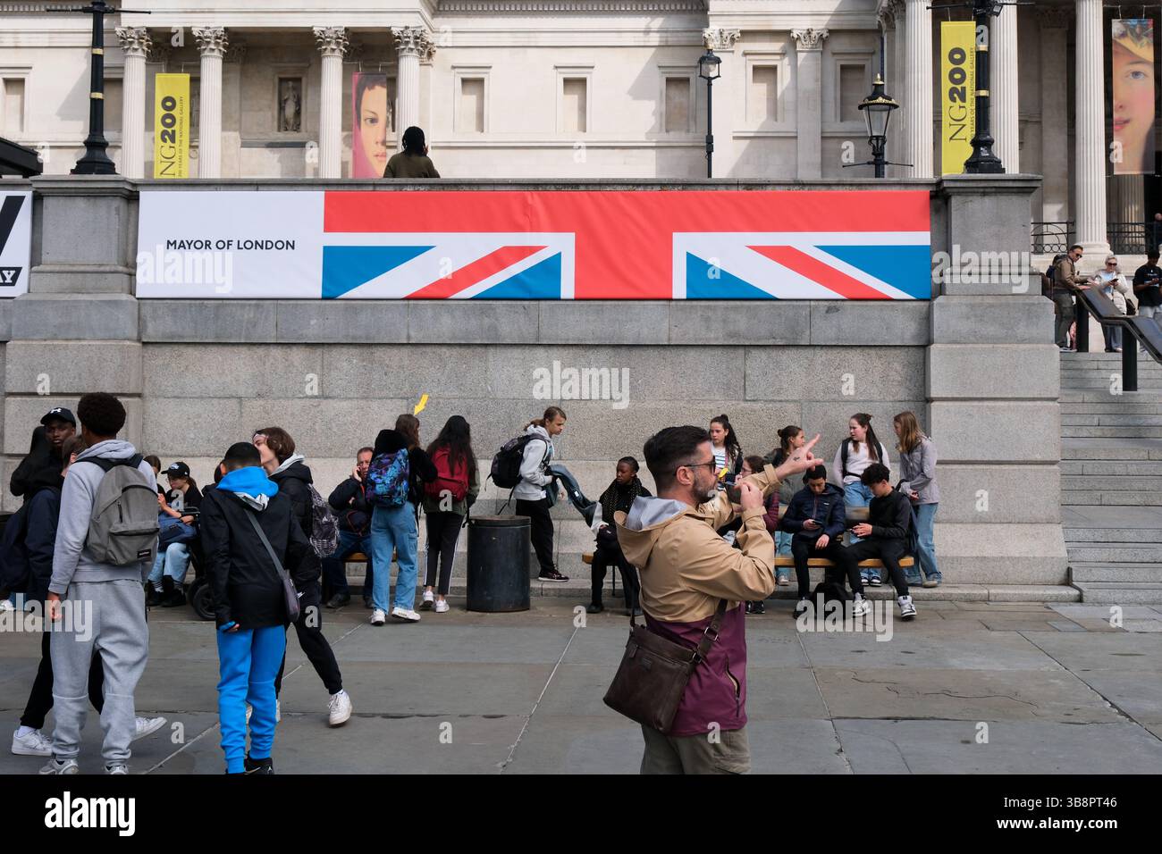 Trafalgar Square, London, UK. 8th May 2025. VE Day 80: London ...