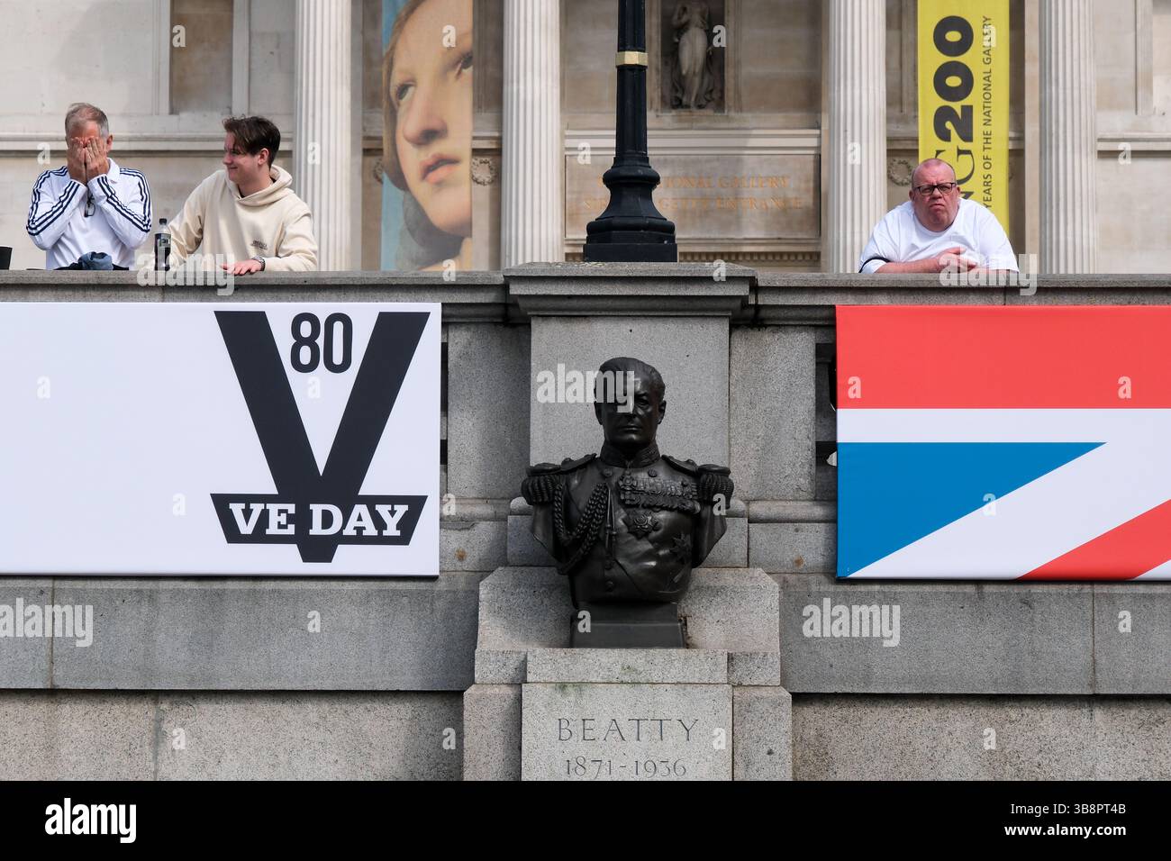 Trafalgar Square, London, UK. 8th May 2025. VE Day 80: London ...