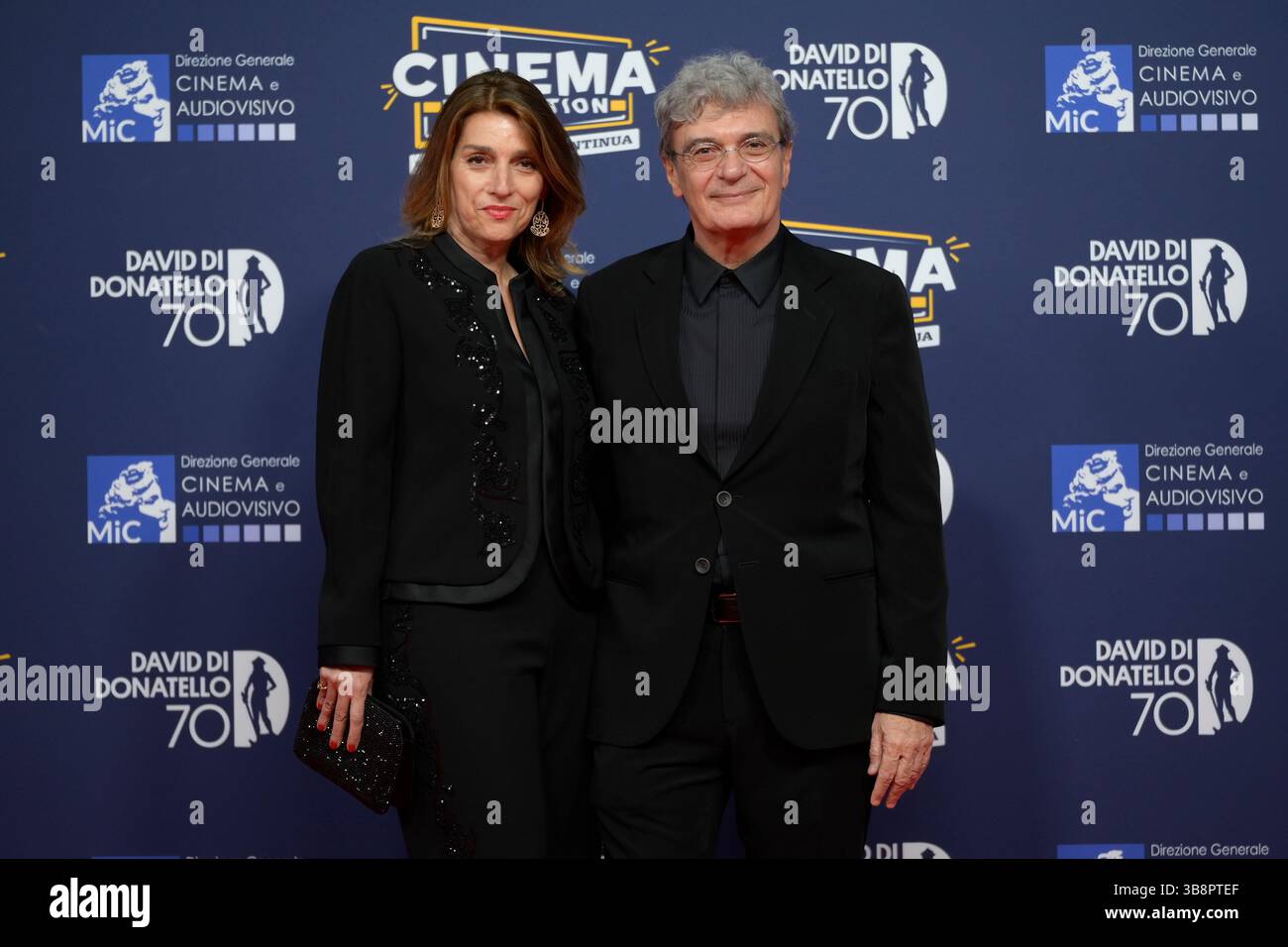 Rome, Italy. 07th May, 2025. Ippolita Di Majo (l) and Mario Martone (r ...