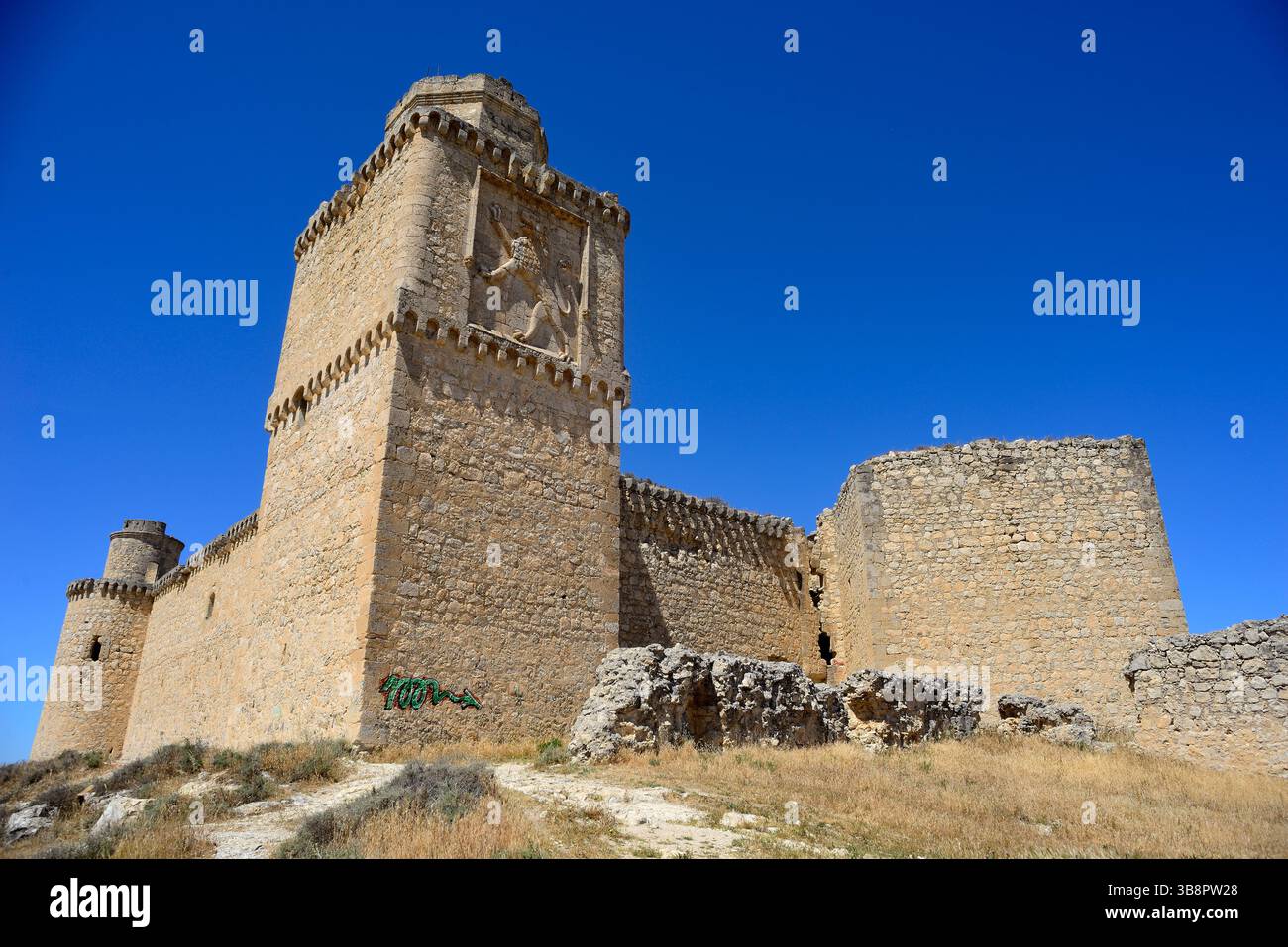 Castle of Barcience, Toledo, Spain Stock Photo - Alamy