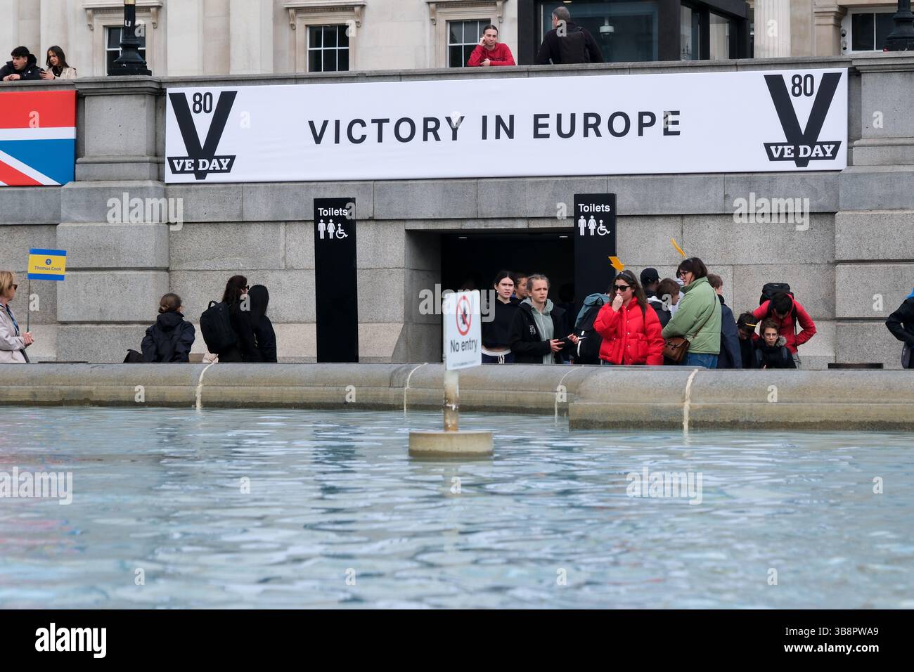 Trafalgar Square, London, UK. 8th May 2025. VE Day 80: London ...