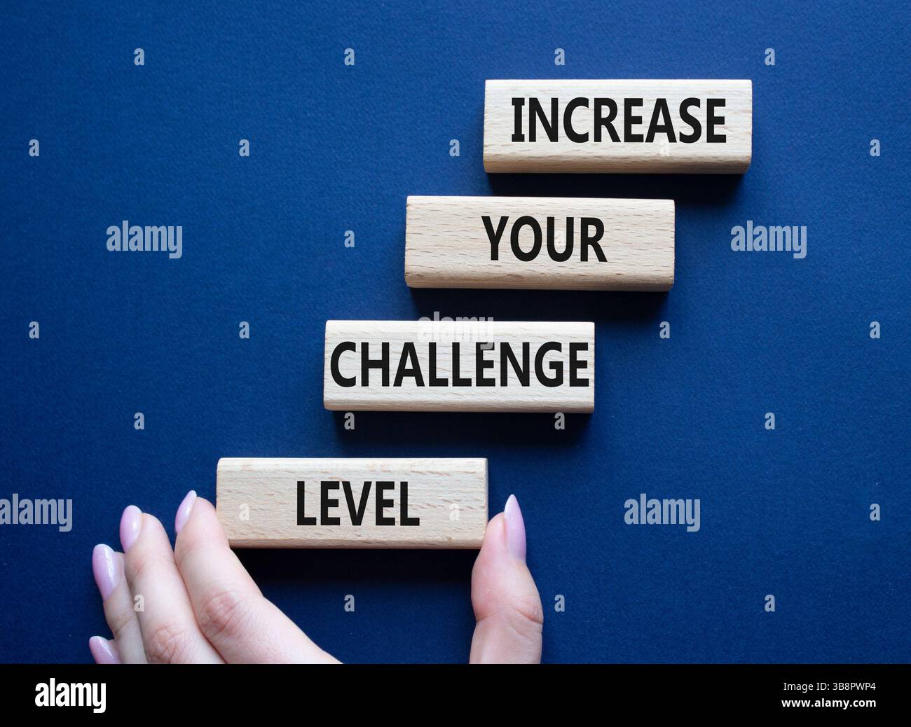 Challenge Level symbol. Concept word Increase your Challenge Level on ...