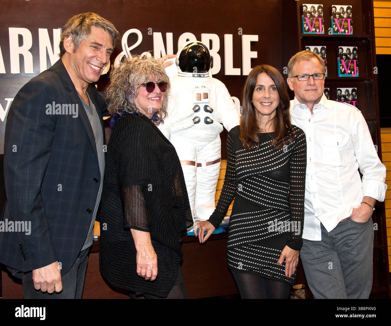 Nina Blackwood, Mark Goodman, Martha Quinn and Alan Hunter at the 'VJ ...