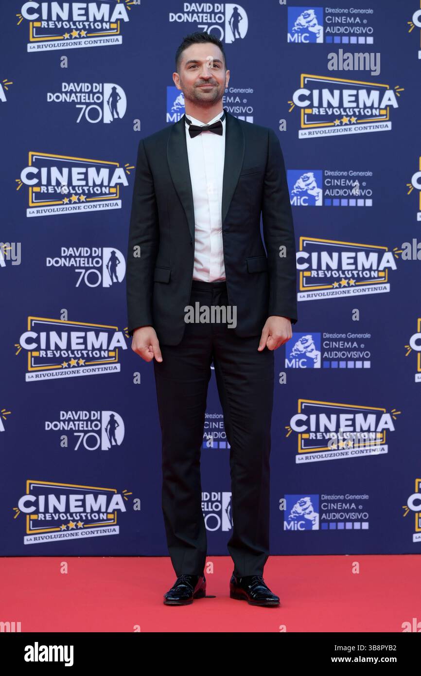 Rome, Italy. 07th May, 2025. Nicola Sarcinelli attends the red carpet ...